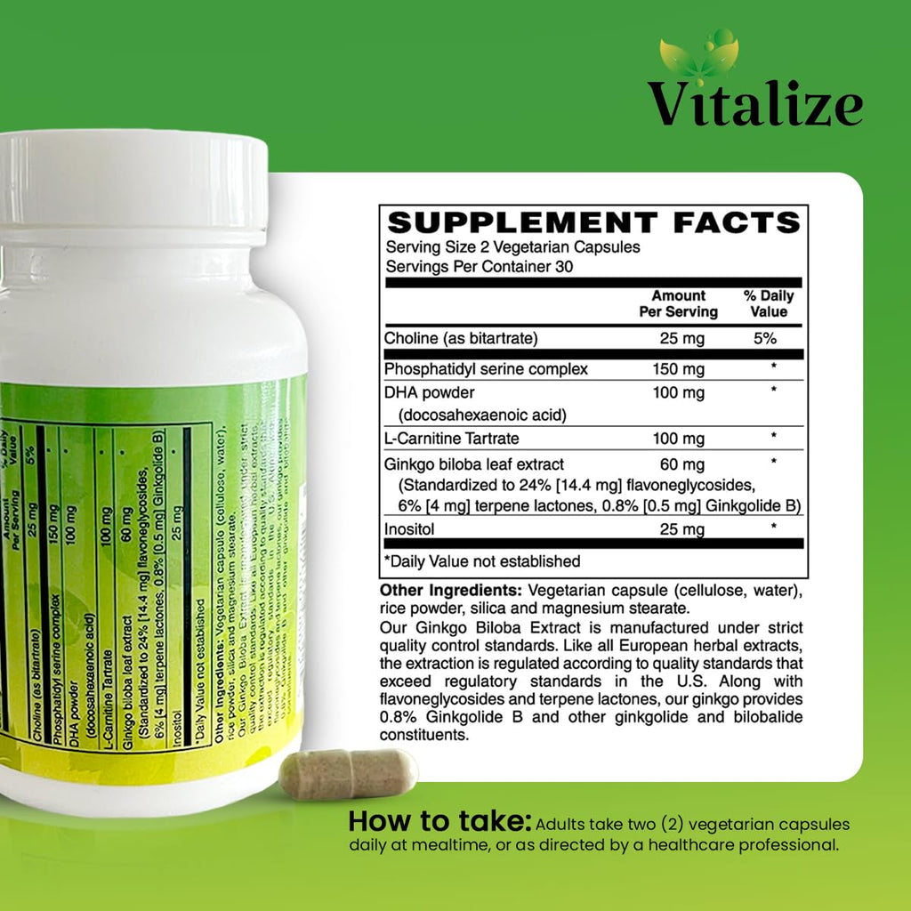 ginkgo biloba capsules for brain health