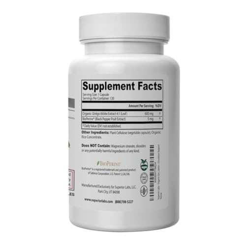 ginkgo biloba capsules for cognitive support