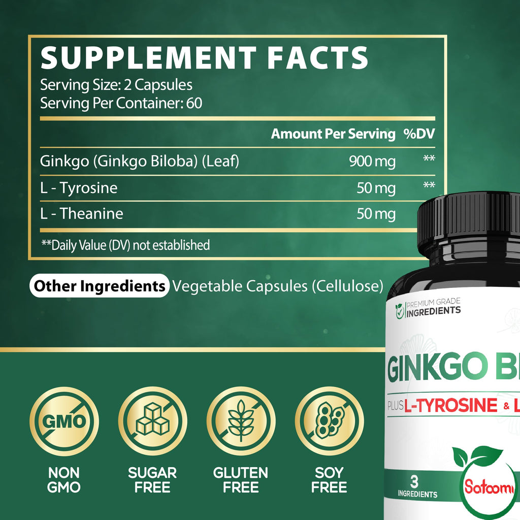 ginkgo biloba capsules for enhanced cognition