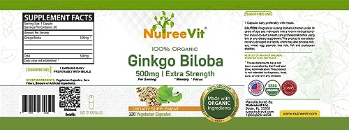 ginkgo biloba capsules for improved circulation