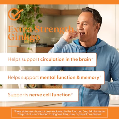 ginkgo biloba capsules for improved concentration