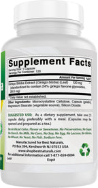 ginkgo biloba capsules for improved focus