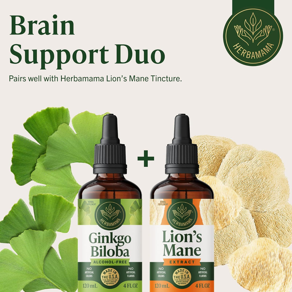 Ginkgo Biloba capsules for improved focus