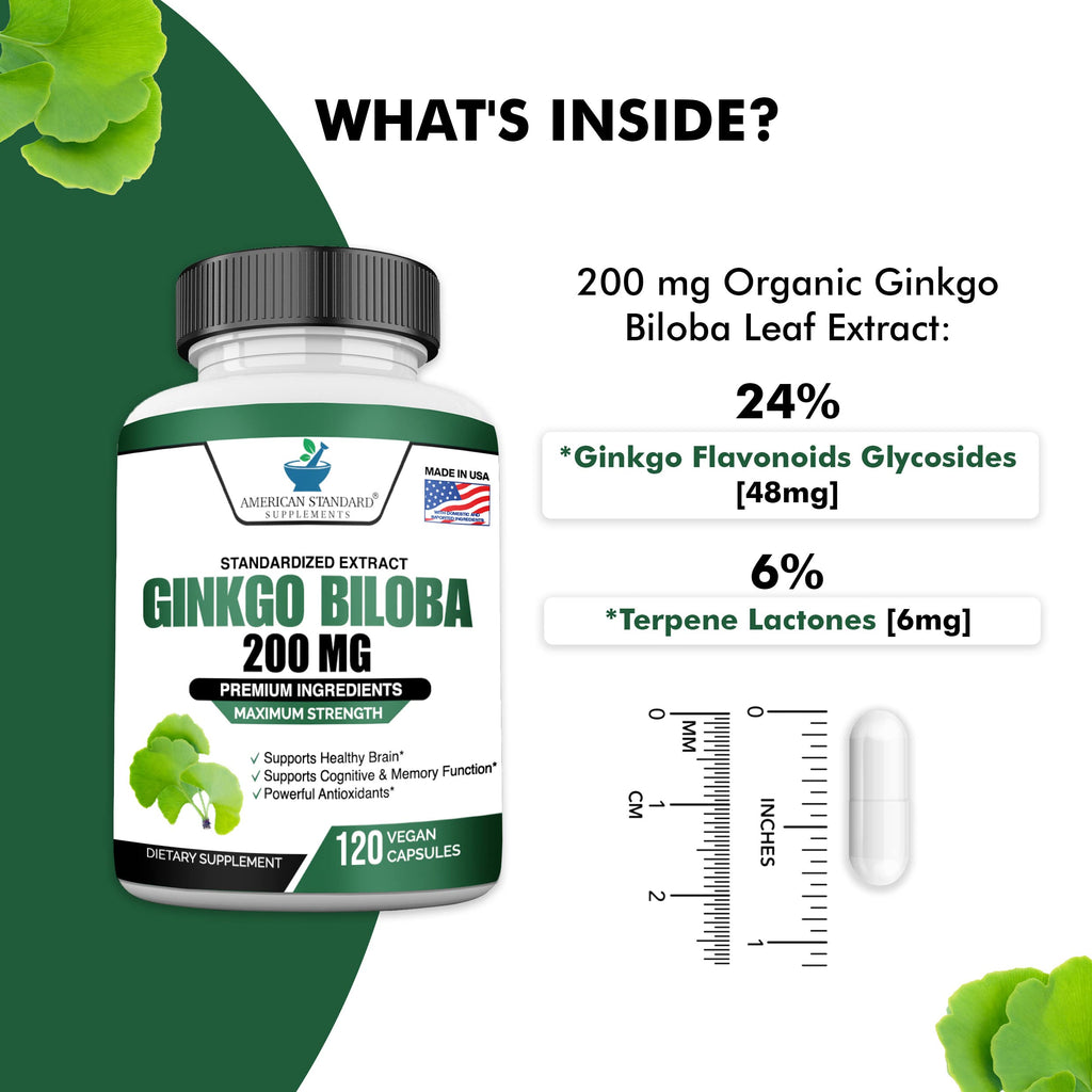 ginkgo biloba capsules for improved focus