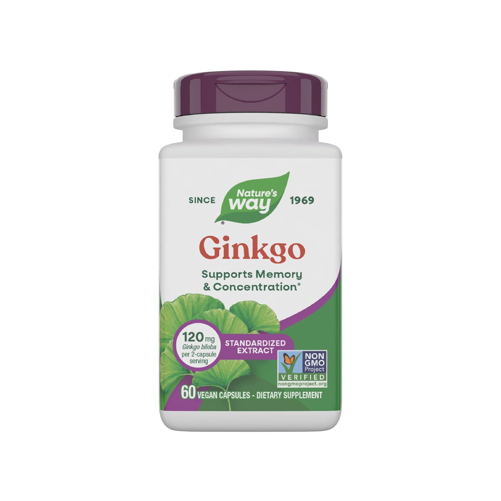 ginkgo biloba capsules for memory support