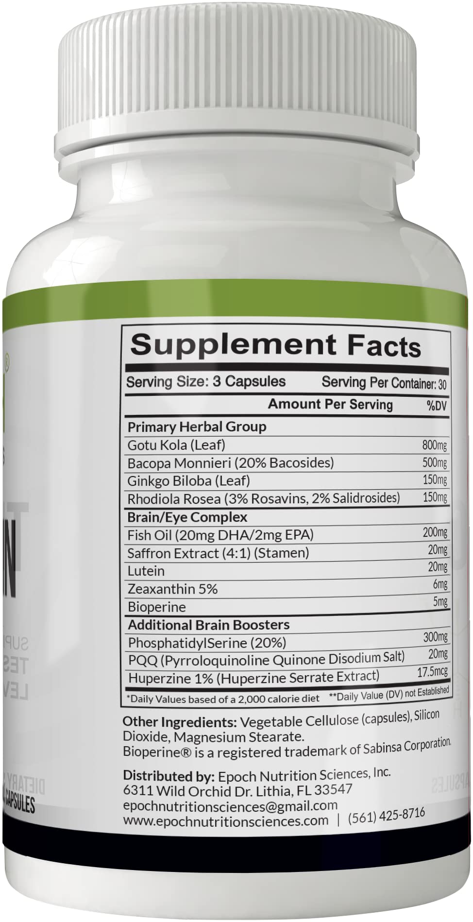 ginkgo biloba capsules for memory support