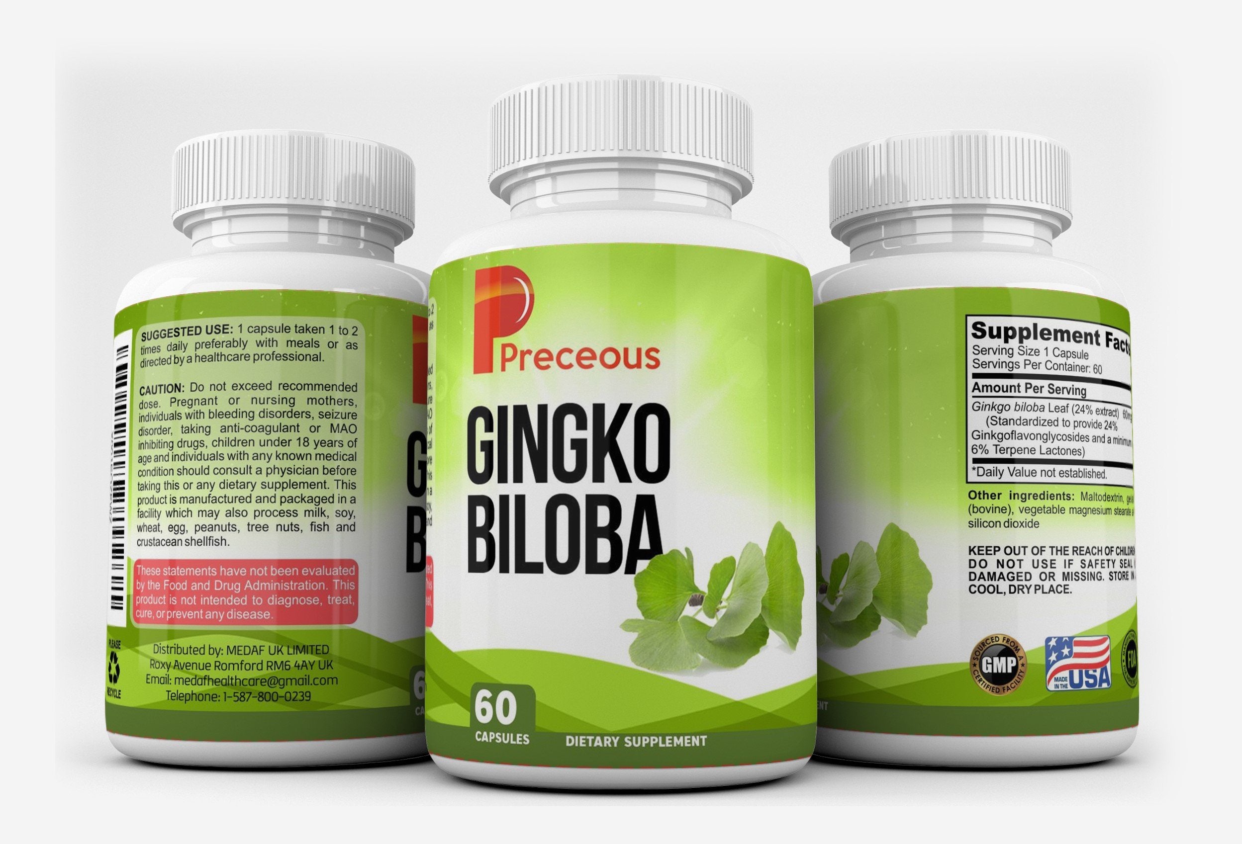 ginkgo biloba capsules for memory