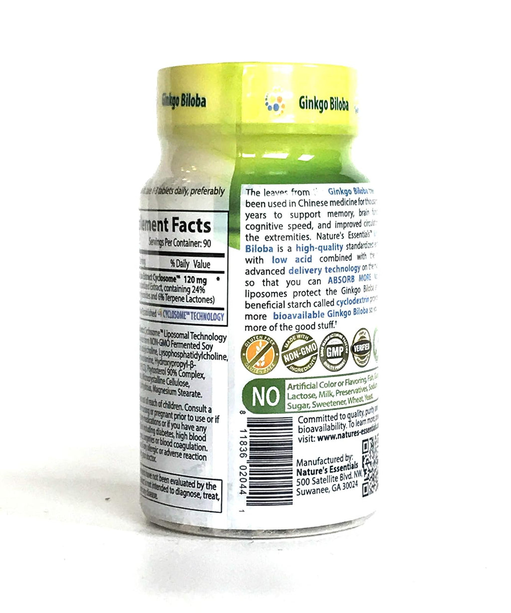 Ginkgo Biloba capsules for mental clarity