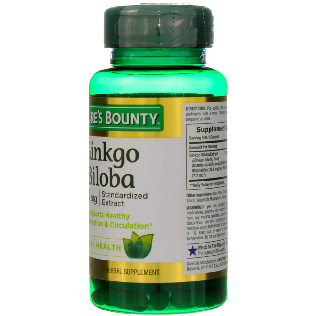 ginkgo biloba capsules for mental clarity