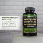 Ginkgo biloba capsules for mental clarity