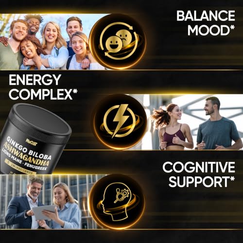 Ginkgo biloba capsules for mental clarity