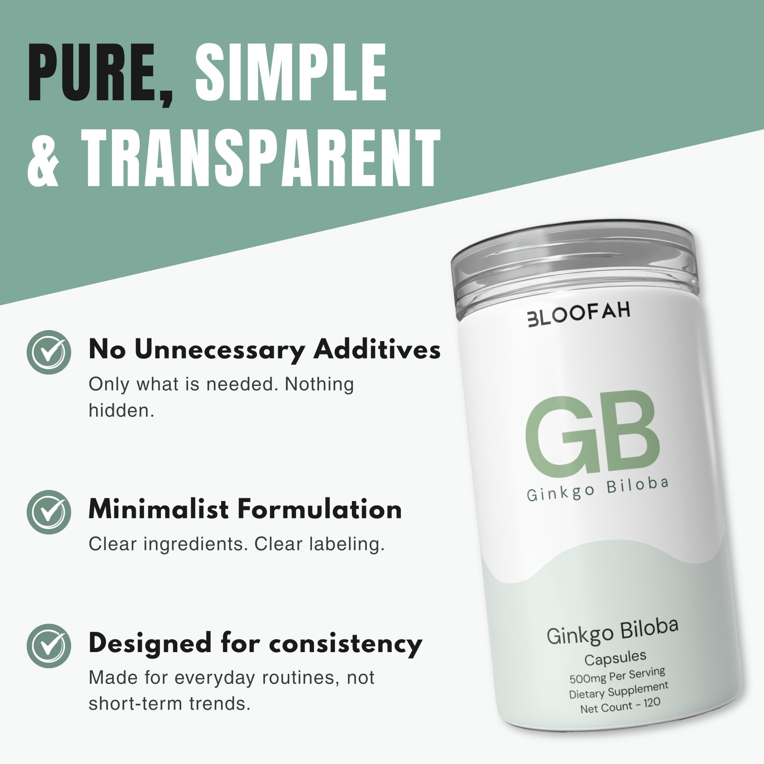 ginkgo biloba capsules for overall health