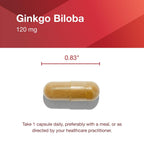 Ginkgo Biloba capsules for overall wellness