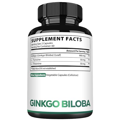 ginkgo biloba capsules for two-month supply