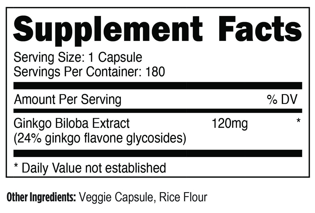 ginkgo biloba capsules for wellness