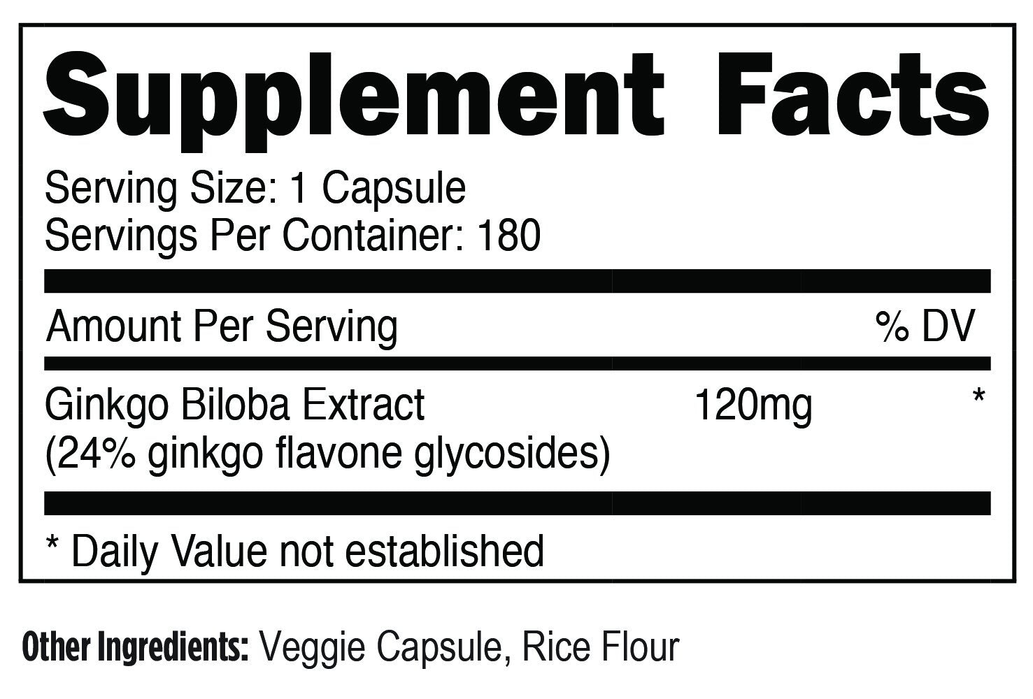 ginkgo biloba capsules for wellness