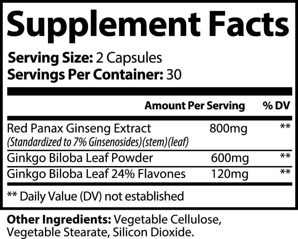 ginkgo biloba dosage for adults