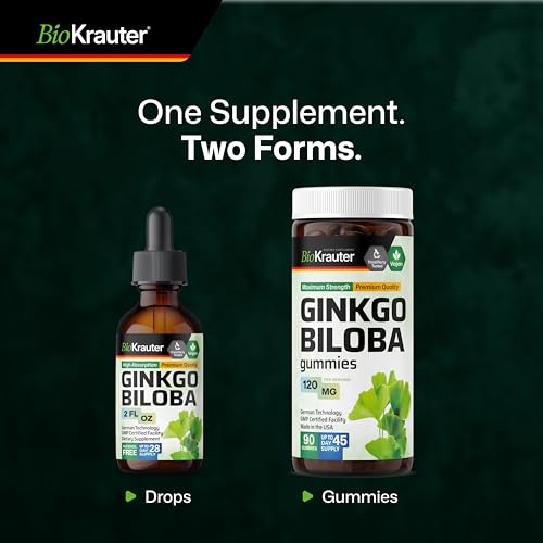 ginkgo biloba drops for overall health