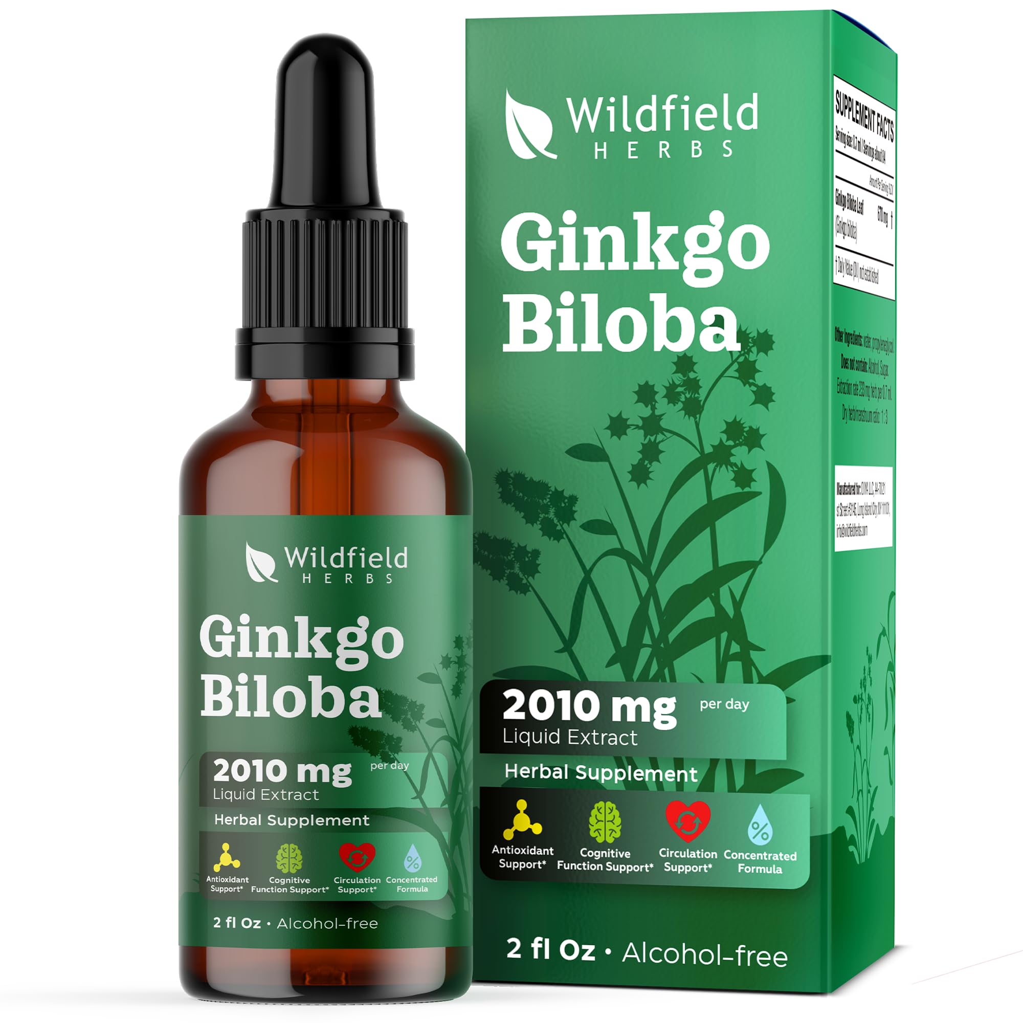 ginkgo biloba extract drops for memory