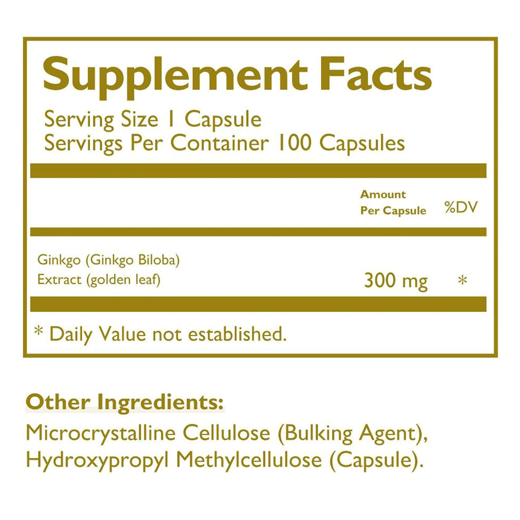 Ginkgo Biloba extract for cognitive health