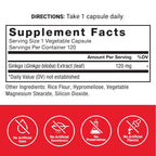 ginkgo biloba for cognitive support