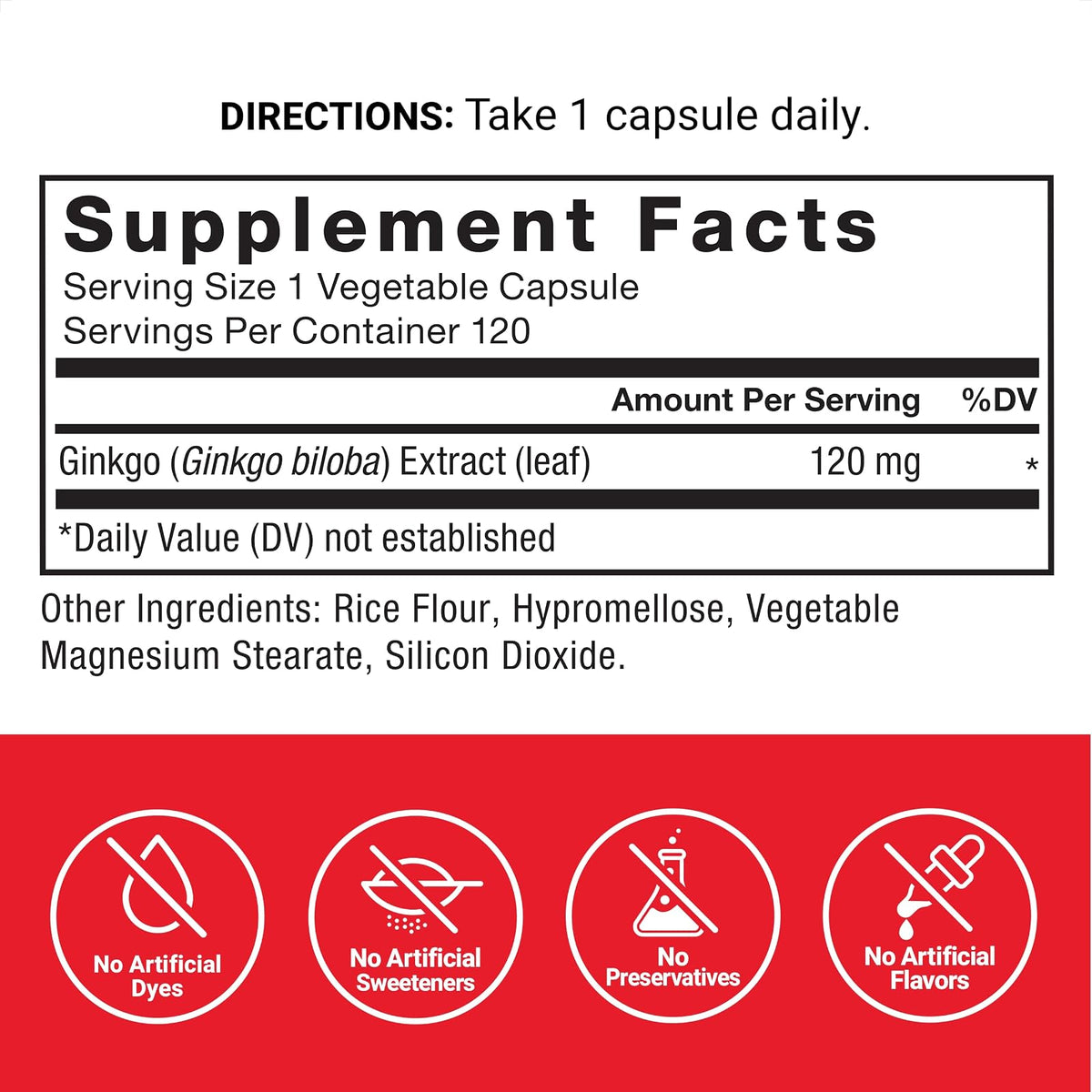 ginkgo biloba for cognitive support