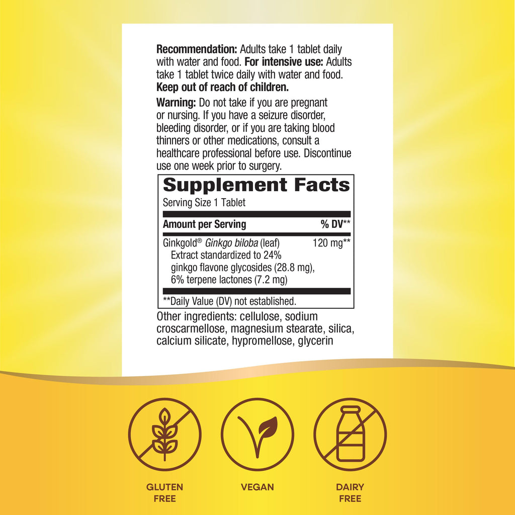 ginkgo biloba for improved circulation