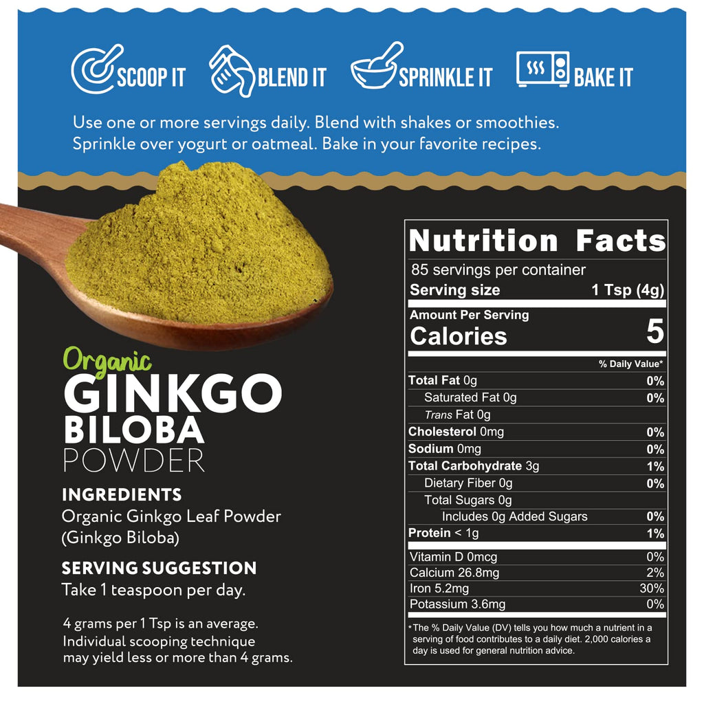 ginkgo biloba for improved circulation