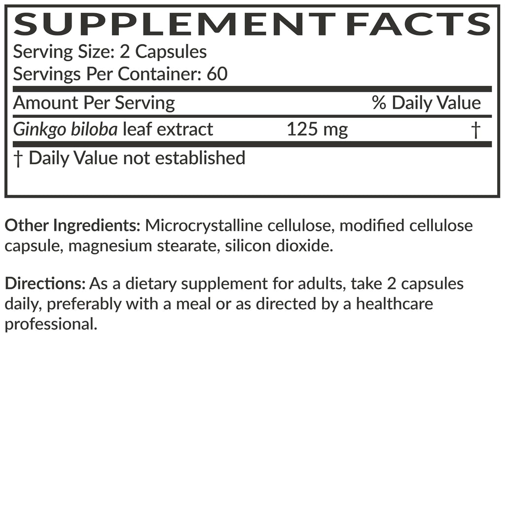 ginkgo biloba for mental clarity