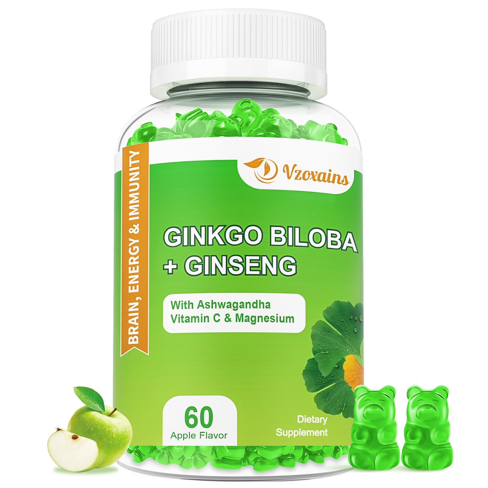 Ginkgo biloba gummies for brain focus