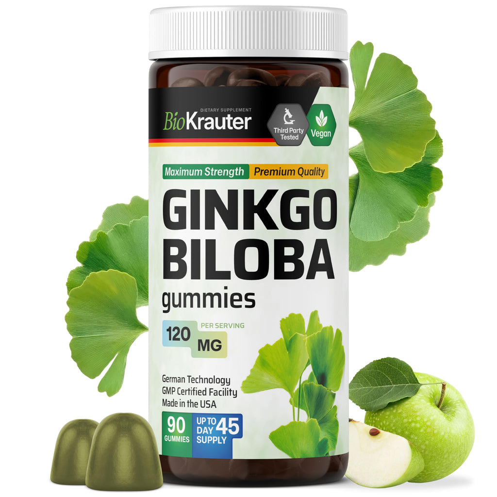 ginkgo biloba gummies for brain health
