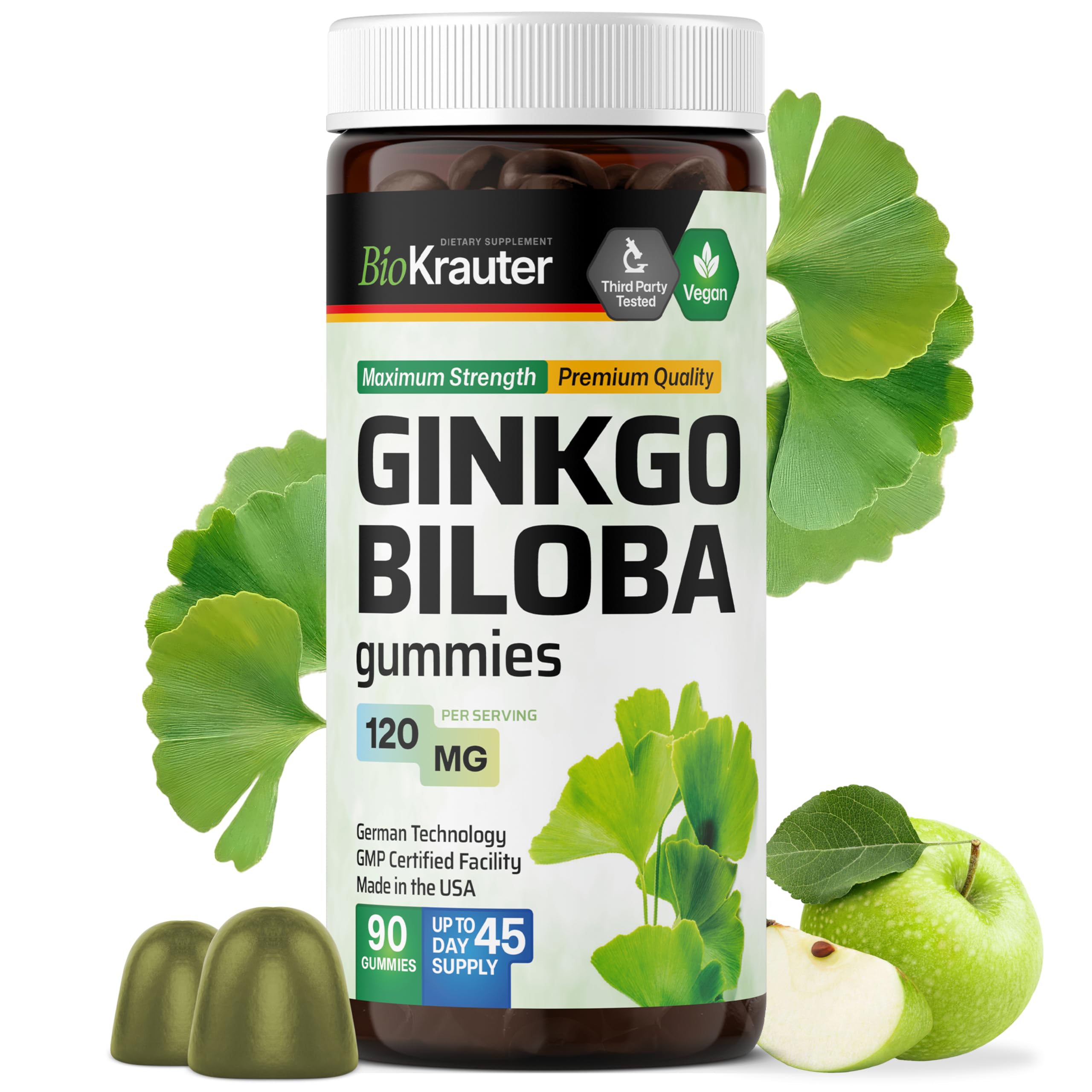 ginkgo biloba gummies for brain health