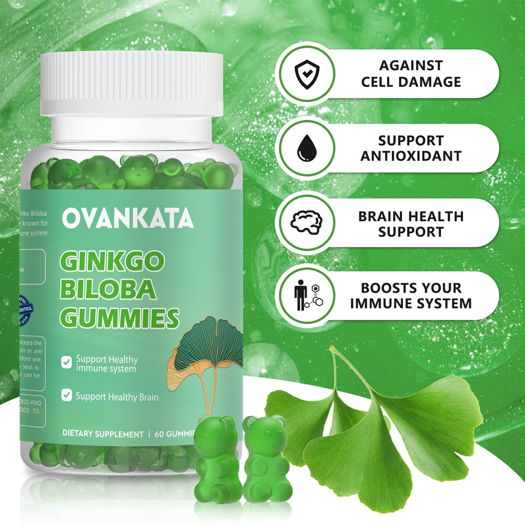 ginkgo biloba gummies for brain health