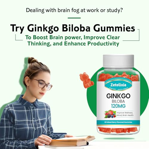 ginkgo biloba gummies for enhanced concentration