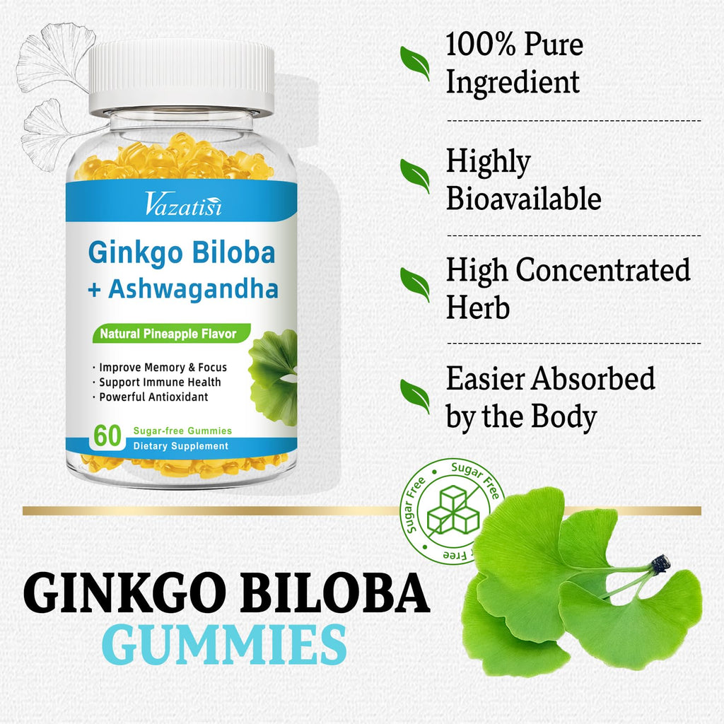 ginkgo biloba gummies for focus