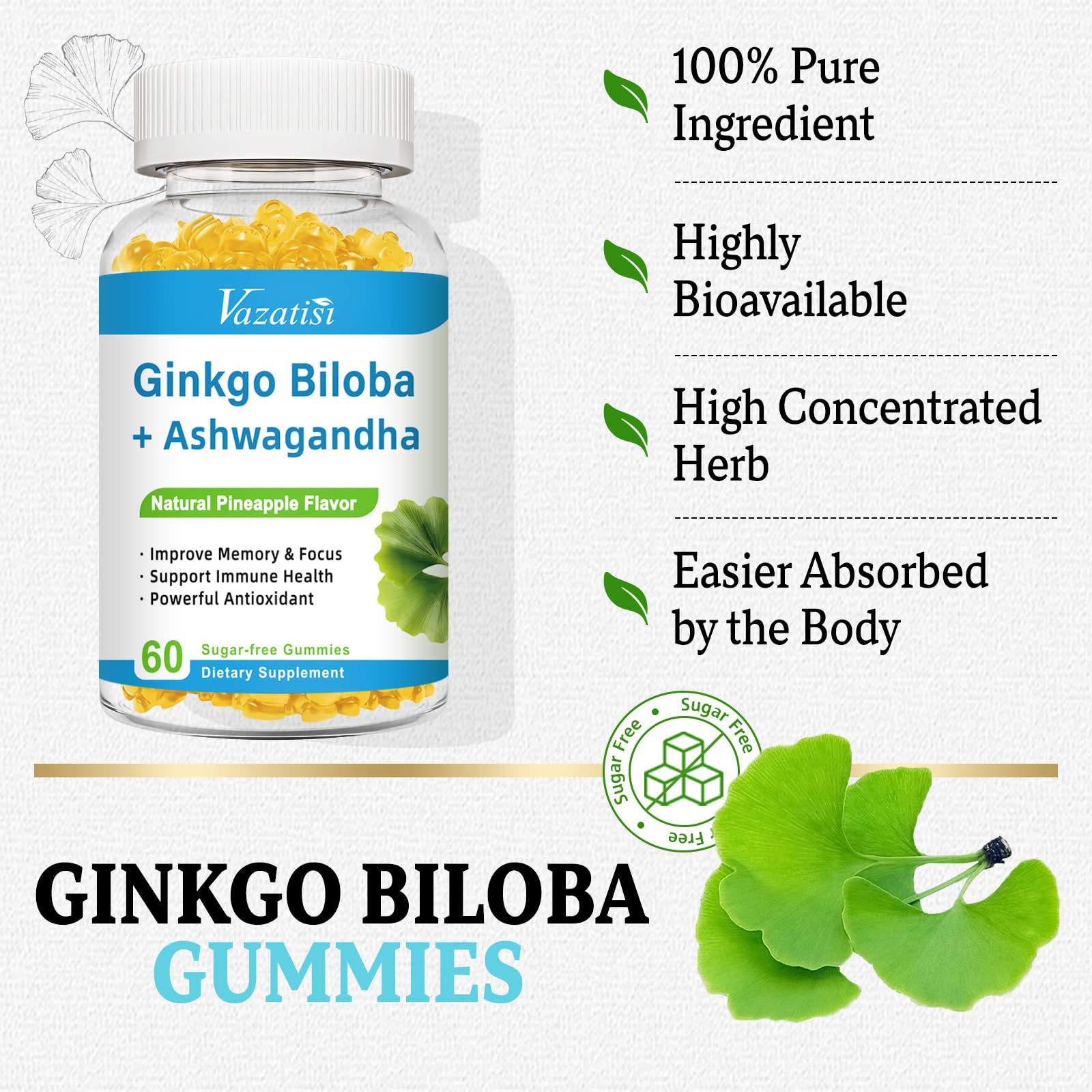 ginkgo biloba gummies for focus