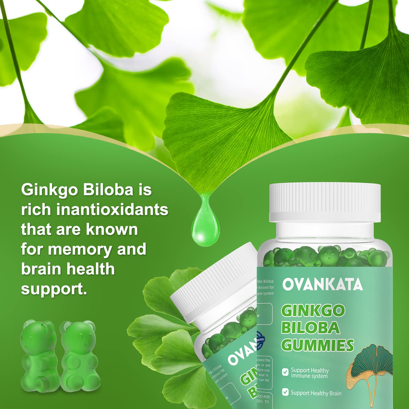 ginkgo biloba gummies for improved concentration