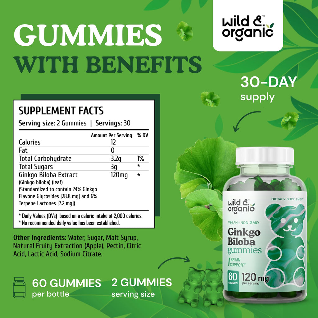 ginkgo biloba gummies for mental clarity