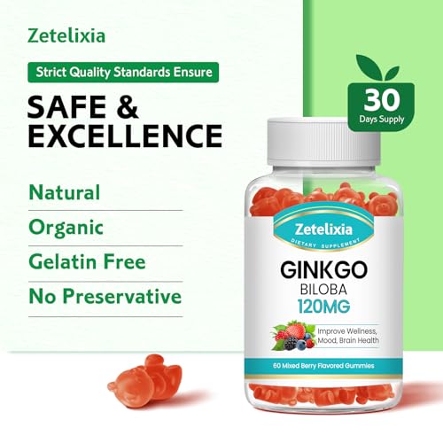 ginkgo biloba gummies for overall brain health