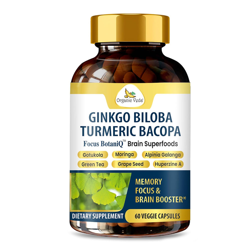 ginkgo biloba herbal supplement capsules