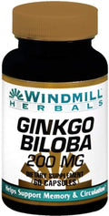 ginkgo biloba herbal supplement capsules