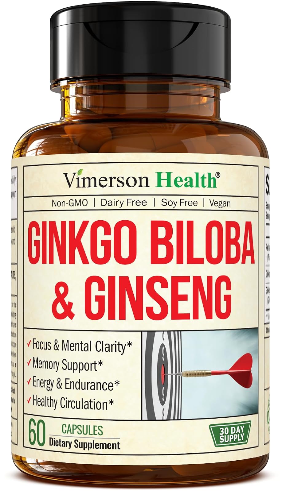 ginkgo biloba herbal supplement capsules