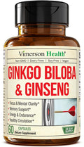 ginkgo biloba herbal supplement capsules
