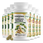 Ginkgo Biloba herbal supplement capsules