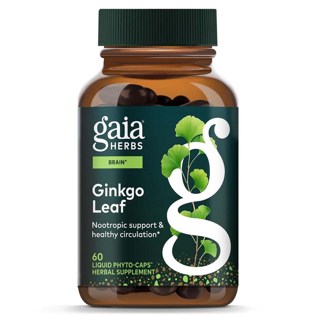 ginkgo biloba herbal supplement capsules