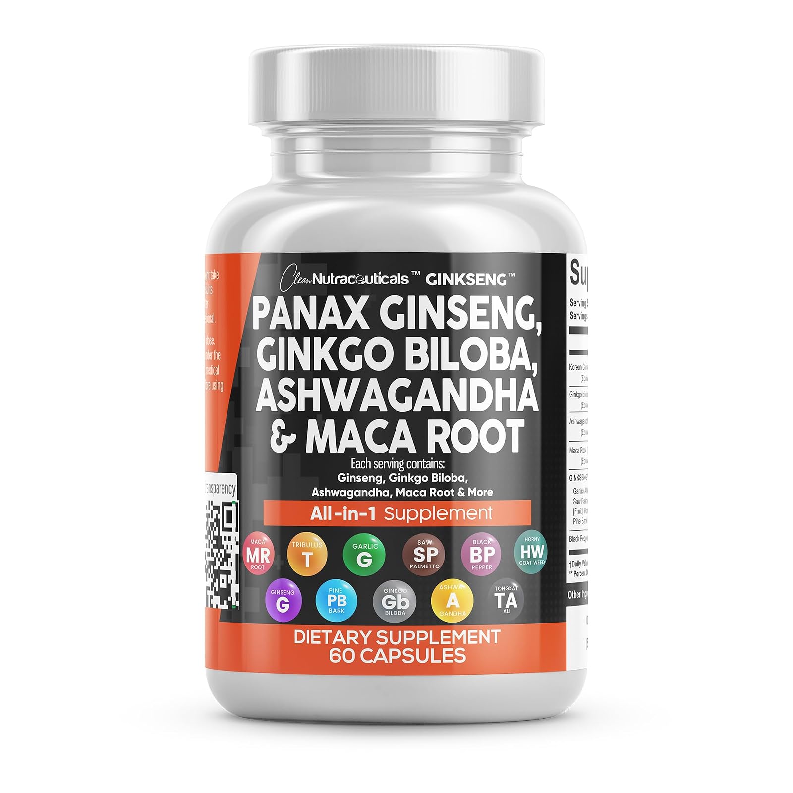 ginkgo biloba herbal supplement capsules