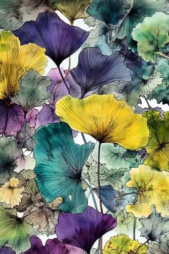 Ginkgo Biloba herbal supplement print