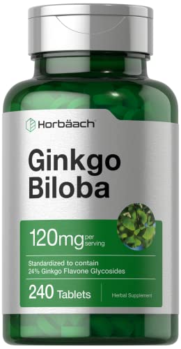ginkgo biloba herbal supplement tablets