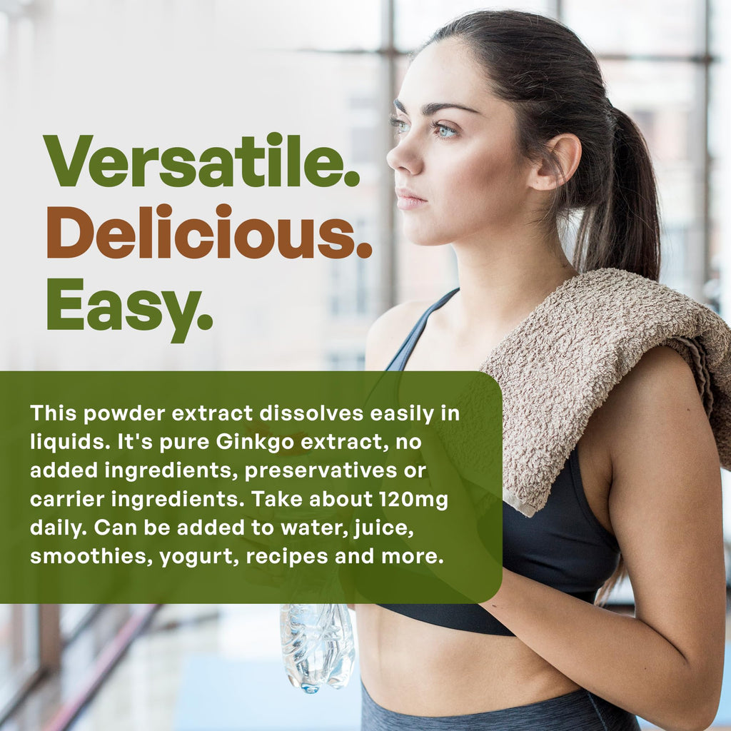 ginkgo biloba leaf powder uses