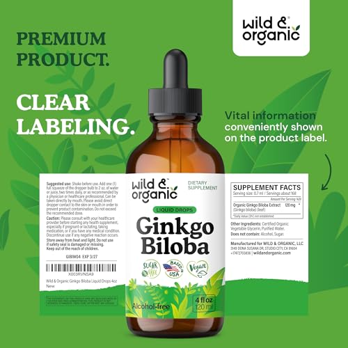 ginkgo biloba liquid for improved concentration